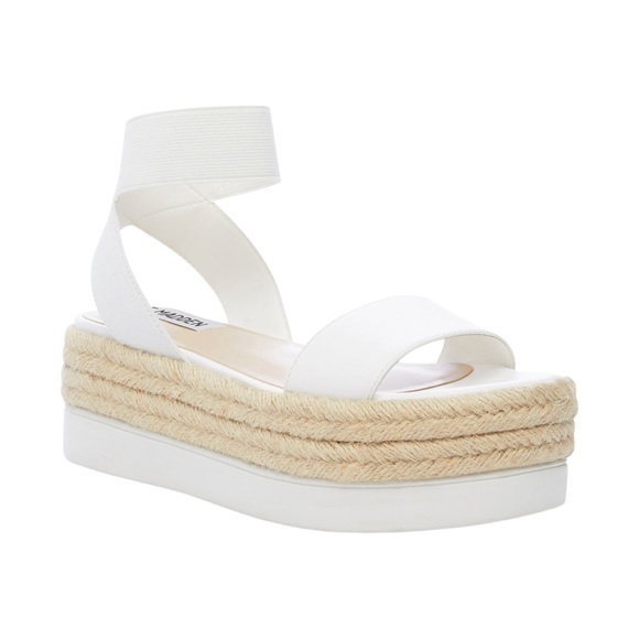 Steve Madden | Shoes | Steve Madden Womens Kylee White Espadrille ...